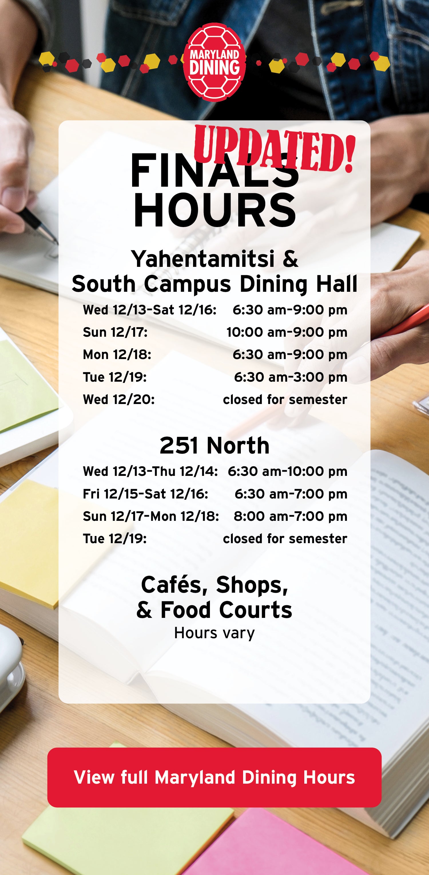 251 North UMD Dining Services